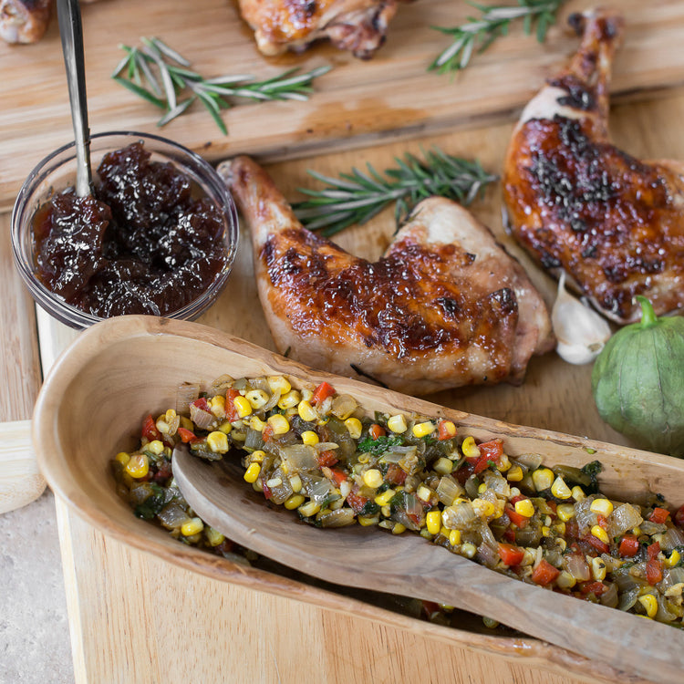 Tomatillo Corn Relish – The Oil Tree